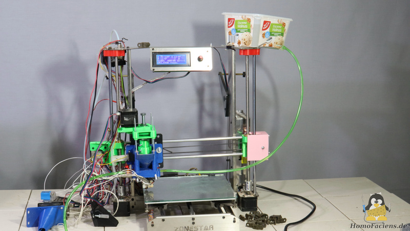 DIY plastics granule extruder version 4 - HomoFaciens